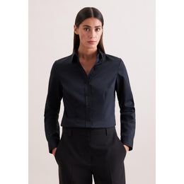 Seidensticker Damen Hemdbluse "Schwarze Rose", schwarz, Gr. 32, unifarben, 100% Baumwolle, Blusen, 1/1 Kragen Uni
