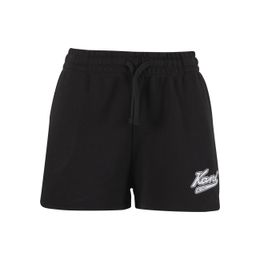 Karl Kani Damen Shorts "Karl Kani Varsity Mini Shorts", schwarz, Gr. L, 65% Baumwolle, 35% Polyester, Hosen