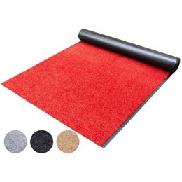 PRIMAflor-Ideen in Textil L&auml;ufer &raquo;Schmutzfangl&auml;ufer CLEAN, Made in Belgium&laquo; rechteckig 9 mm H&ouml;he Schmutzfangmatte, Uni Farben, strapazierf&auml;hig, 