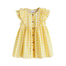 next Kleid M&auml;dchen Gr&ouml;&szlig;e 68 gelb / gr&uuml;n / rot / wei&szlig;