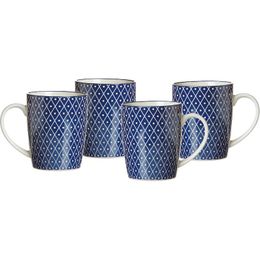 Ritzenhoff & Breker Becher &raquo;ROYAL REIKO&laquo; 4-teilig wei&szlig; Keramik &Oslash; 8cm x 10cm, 350ml, 4 Stk.