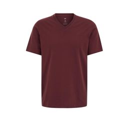 WE Fashion T-Shirt Herren Gr&ouml;&szlig;e S karminrot
