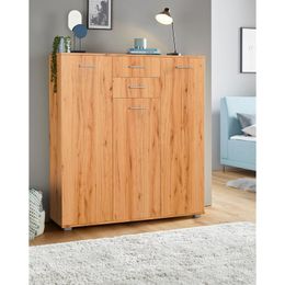 Priess Kombikommode beige Holzwerkstoff Made in Germany