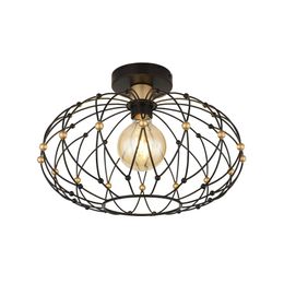 Globo Lighting Deckenleuchte schwarz Ma&szlig;e (cm): H: 25 &Oslash;: 40 &raquo; H&ouml;ffner