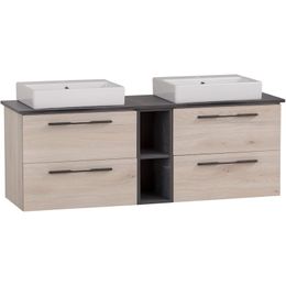 Schildmeyer Waschtisch &raquo;Maxim, Waschtisch, Made in Germany, B: 148 cm&laquo; 5 Stk. tlg. Solide Verarbeitung - Dieses Produkt ist in Deutschland gefertigt B/H/T: 