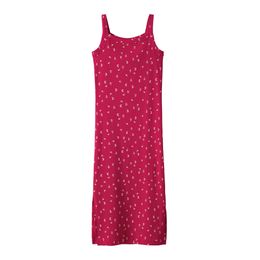 name it Kleid 'NKFHAISY' M&auml;dchen Gr&ouml;&szlig;e 134 weinrot / wei&szlig;