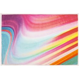Kleine Wolke Badematte &raquo;Vibes, Badvorleger, Badezimmer Teppich&laquo; H&ouml;he 5 mm rutschhemmend beschichtet fu&szlig;bodenheizungsgeeignet Badteppich, bedruckt, modernes Design,