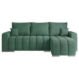 M&ouml;bel Kraft Ecksofa mit Schlaffunktion Kirasso gr&uuml;n Ma&szlig;e (cm): B: 245 H: 86 &raquo; M&ouml;bel Kraft
