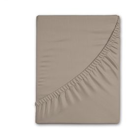 Good Morning Spannbettlaken &raquo;Flanell&laquo; Baumwolle, Flanell, Biber, Rundumgummi, 25 cm H&ouml;he beige Flanell, Obermaterial: 100% Baumwolle B/L: 180cm x 
