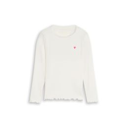 Tom Tailor Shirt M&auml;dchen Gr&ouml;&szlig;e 128/134 hellpink / wei&szlig;