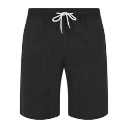 Urban Classics Herren Shorts "Urban Classics Herren Basic Seersucker Shorts", schwarz, Gr. M, unifarben, 100% Baumwolle, Hosen