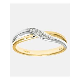 Diamant L'&eacute;ternel Ring aus 375 Gelbgold mit Diamant | Gr.: 54