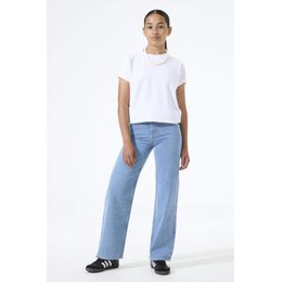 Garcia M&auml;dchen Schlagjeans "Ilvy", blau, Gr. 140, Denim/Jeans, Obermaterial: 100% Baumwolle, Jeans, for Girls, mit weitem Bein