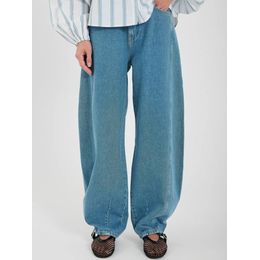 NORR Damen Haremshose "NORR Shirt Kenzie barrel", blau, Gr. 44, Obermaterial: 100% Baumwolle, Hosen