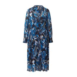 BOSS Kleid 'Daplisa' Damen Gr&ouml;&szlig;e 38 royalblau / hellgrau / schwarz / wei&szlig; Sommerkleid