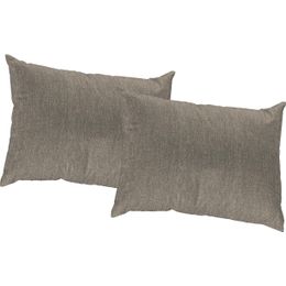 Dekokissen WIRTH, B:40cm L:60cm, braun, Obermaterial: 90% Polyester, 10% Baumwolle, Dekokissen_Sitzkissen_Kissenh&uuml;llen, "Torbole"