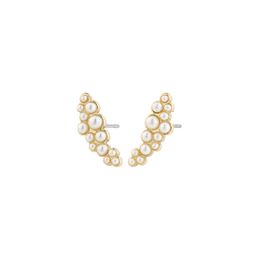 Pilgrim Ohrringe 'Jova' Damen Gr&ouml;&szlig;e One Size gold / perlwei&szlig;