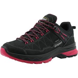 Grisport Damen Wanderschuh "Schn&uuml;rschuh", Gr. 41, schwarz, Obermaterial: 100% Rindnubukleder CNU., Schuhe