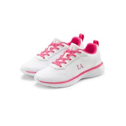 Lascana Sneaker in wei&szlig;/pink | Gr.: 38