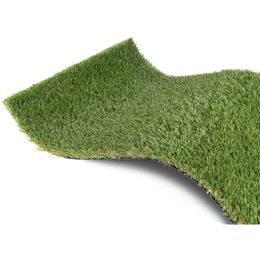 PRIMAflor-Ideen in Textil Kunstrasen &raquo;MIDSOMMAR, Gesamth&ouml;he 40 mm, Made in Netherlands&laquo; rechteckig nat&uuml;rliche Optik, mit Drainagefunktion, ideal f&uuml;r 