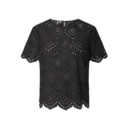 Pieces Oberteil mit kurzen &Auml;rmeln in Black | Gr.: M