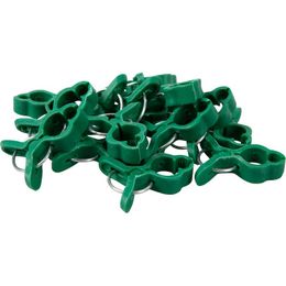 Windhager Rankhilfe &raquo;Pflanzenclips Mini zum befestigen von &Auml;sten, Pflanzklammern 15 Stk.&laquo; Pflanzenhalter, gr&uuml;n Kunststoff B/H/T: 3,5cm x 3,6cm