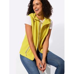WITT WEIDEN Fleece-Weste in limone | Gr.: 48