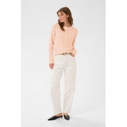 Soaked in Luxury Strickjacke SLSpina Gerade Passform in Pearl Blush | Gr.: L