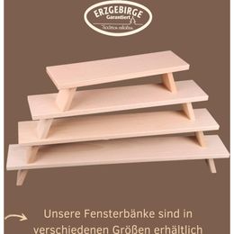 Weigla Schwibbogen-Fensterbank &raquo;Weihnachtsdeko, Made in Germany&laquo; 1 Stk. aus Buchenholz, Tiefe ca. 7,5 cm beige Holzwerkstoff B/H/T: 80cm x 11cm x 7,5cm