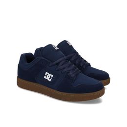 DC Shoes Herren Schn&uuml;rschuh "Manteca", Gr. 10, blau, Obermaterial: Leder (Kuh) / Futter: Textil / Au&szlig;ensohle: Gummi., Schuhe