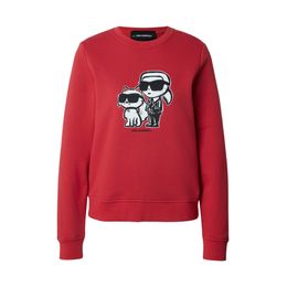 K by KARL LAGERFELD Karl Lagerfeld Sweatshirt Damen Gr&ouml;&szlig;e XXL rot / schwarz / wei&szlig;