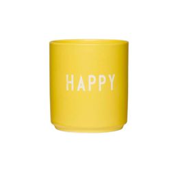 Design Letters Becher gelb Porzellan Ma&szlig;e (cm): H: 8,5 &Oslash;: 8.0 &raquo; M&ouml;bel Kraft