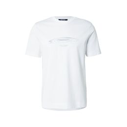 BOSS T-Shirt 'C-Taut' Herren Gr&ouml;&szlig;e M grau / wei&szlig;
