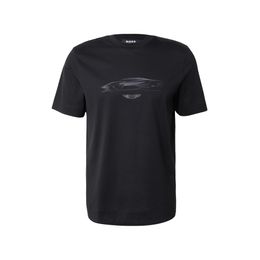 BOSS T-Shirt 'C-Taut' Herren Gr&ouml;&szlig;e XL dunkelgrau / schwarz