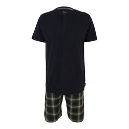 Ceceba Pyjama Herren Gr&ouml;&szlig;e M marine / gr&uuml;n / schwarz / wei&szlig;