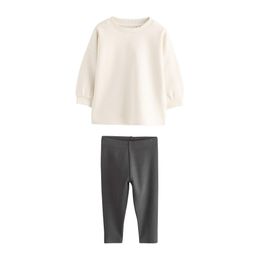 next Set boy size 110 Cream / Dark grey