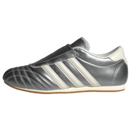 adidas originals Slip On 'Taekwondo' Herren Gr&ouml;&szlig;e 35.5 silber / wei&szlig; Sommerschuhe