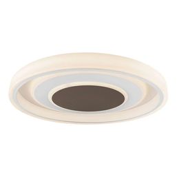 Globo Lighting Deckenleuchte wei&szlig; Ma&szlig;e (cm): H: 10 &Oslash;: 69 &raquo; H&ouml;ffner