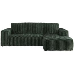 M&ouml;bel Kraft Ecksofa Beige mit Schlaffunktion Trentino gr&uuml;n Ma&szlig;e (cm): B: 266 H: 89 &raquo; M&ouml;bel Kraft