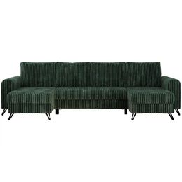 Wohnlandschaft Gr&uuml;n gr&uuml;n Ma&szlig;e (cm): B: 312 H: 90 Sofas > Sofas nach Material > Stoffsofas &raquo; Sofa DE