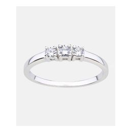 Vanlere Verlobungsring aus 375 Wei&szlig;gold mit Zirkonia | Gr.: 50