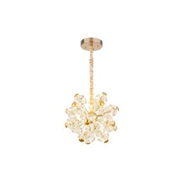 Globo Lighting H&auml;ngeleuchte gold Ma&szlig;e (cm): H: 125 &Oslash;: 50 &raquo; H&ouml;ffner