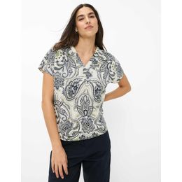 Brax Damen Kurzarmshirt "Style CAELEN S", bunt, Gr. 48, 47% Baumwolle, 47% Modal, 6% Elasthan, Shirts