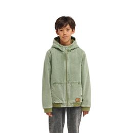 Element Kinder Outdoorjacke "Hooded Bomber Jacket", gr&uuml;n, Gr. 10, Obermaterial: 70% Baumwolle, 30% Baumwolle., Jacken