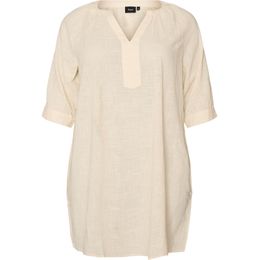ZIZZI Tunika 'Cananna' Damen Gr&ouml;&szlig;e 11XL/12XL hellbeige