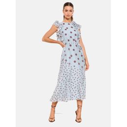 Lipsy Kleid Damen Gr&ouml;&szlig;e 34 hellblau / mauve Sommerkleid