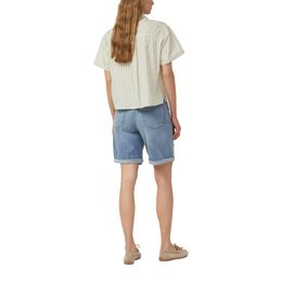 s.Oliver Damen Shortsblau, Gr. 40, unifarben, Denim/Jeans, Obermaterial: 98% Baumwolle, 2% Elasthan, Hosen, Jeans-Shorts mit Stretch