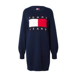 Tommy Jeans Knitted dress female size S/M Dark blue / Red / White