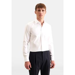 Seidensticker Herren Businesshemd "Schwarze Rose", wei&szlig;, Gr. 42, unifarben, 100% Baumwolle, Hemden, Slim 1/1 Kentkragen Uni