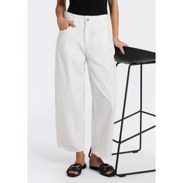 Herrlicher Damen 5-Pocket-Jeans "Barrow Denim White Stretch", wei&szlig;, Gr. 32, unifarben, Denim/Jeans, Obermaterial: 97% Baumwolle, 3% Elasthan, Jeans,